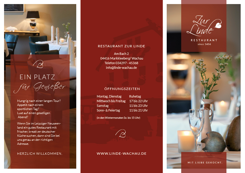 Prospekt – Restaurant zur Linde Wachau